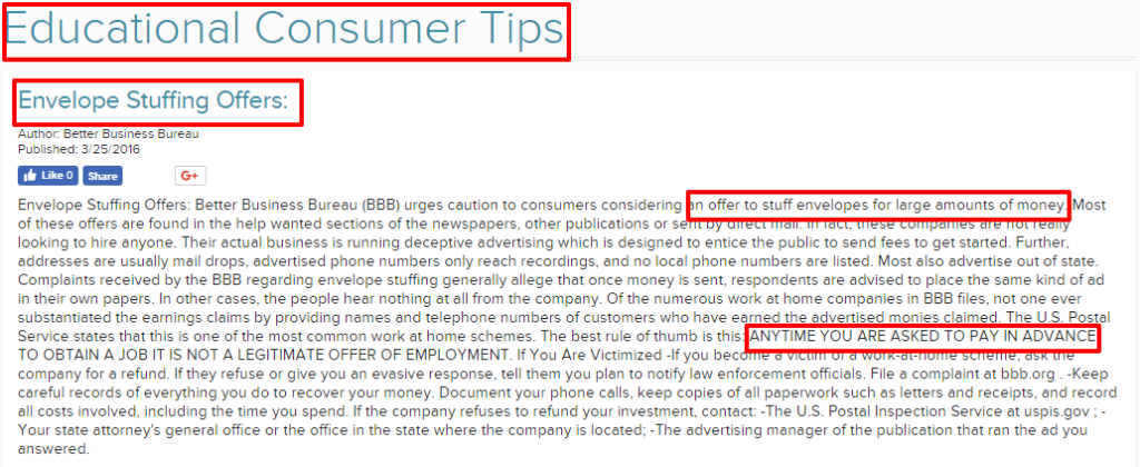 The Real UGLY Truth About the Stuffing Envelopes Scam!